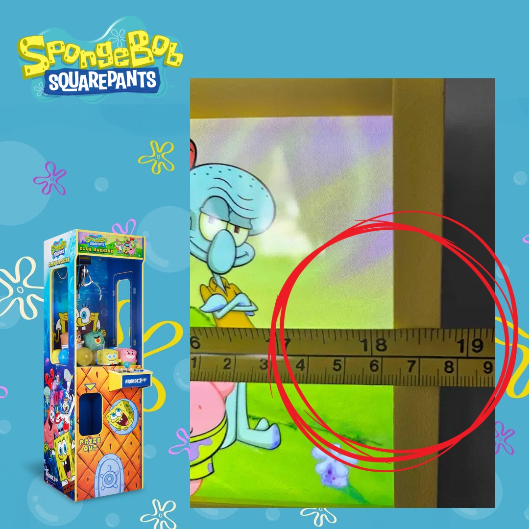 SpongeBob SquarePants Claw Machine Dimensions – BiggggyD's Arcade